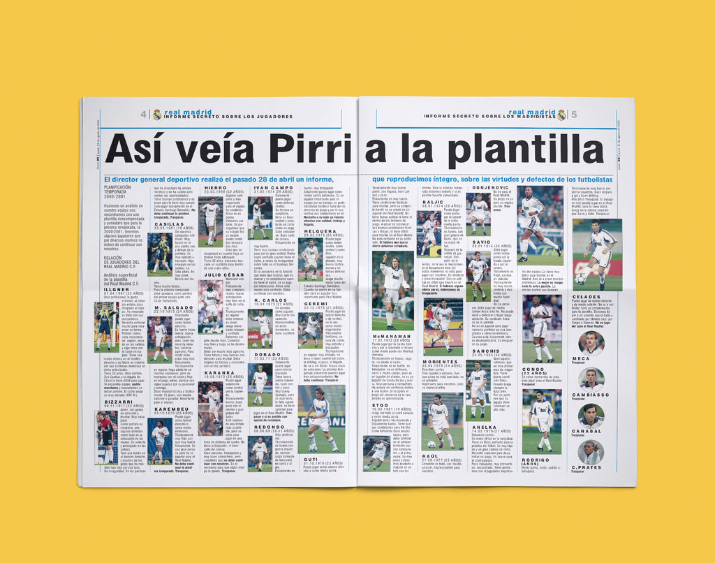 Informe Pirri: El director deportivo del Real Madrid que calificó uno ...